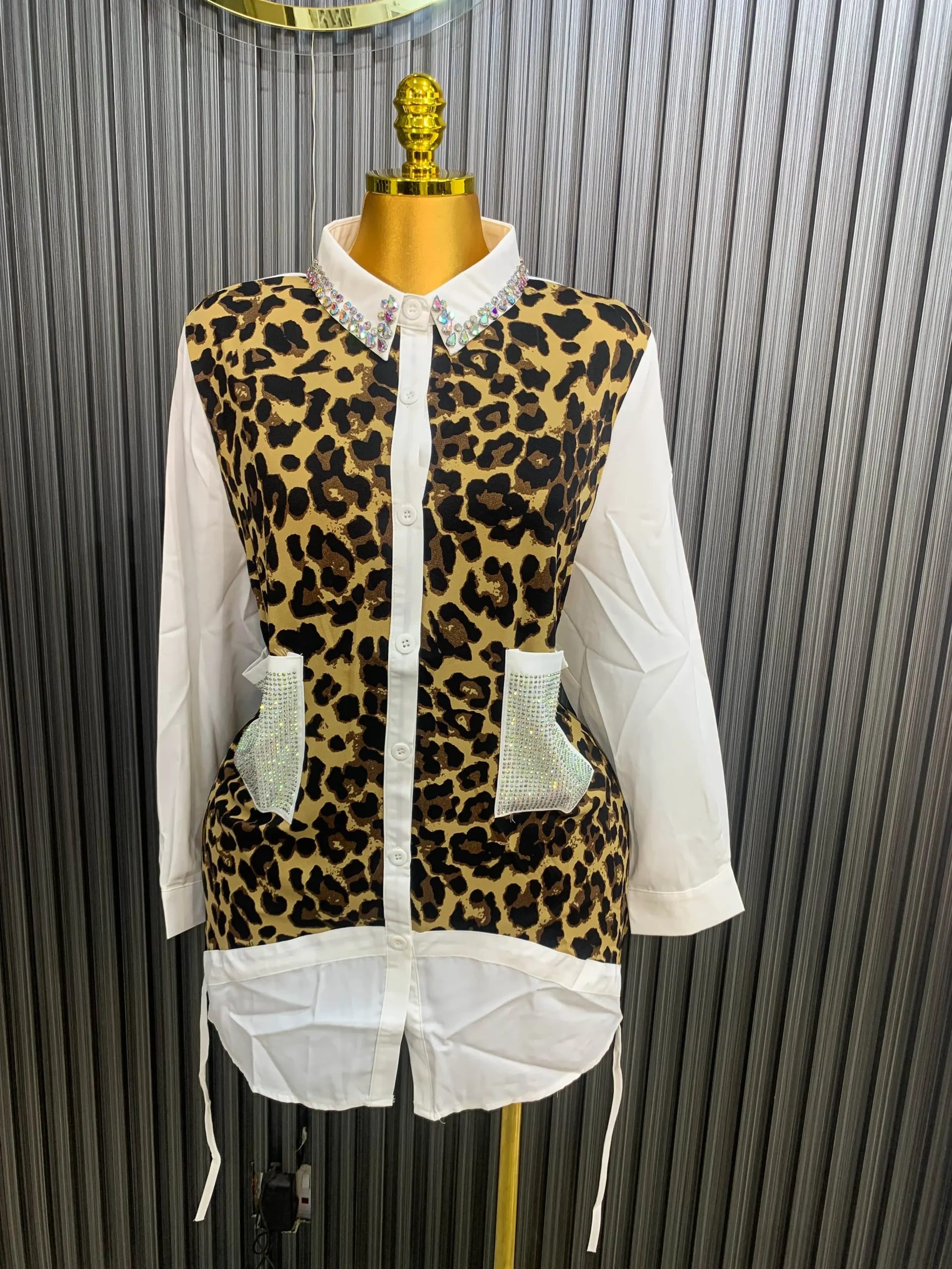 Plain and pattern Print Shirt - Fyzy Collections