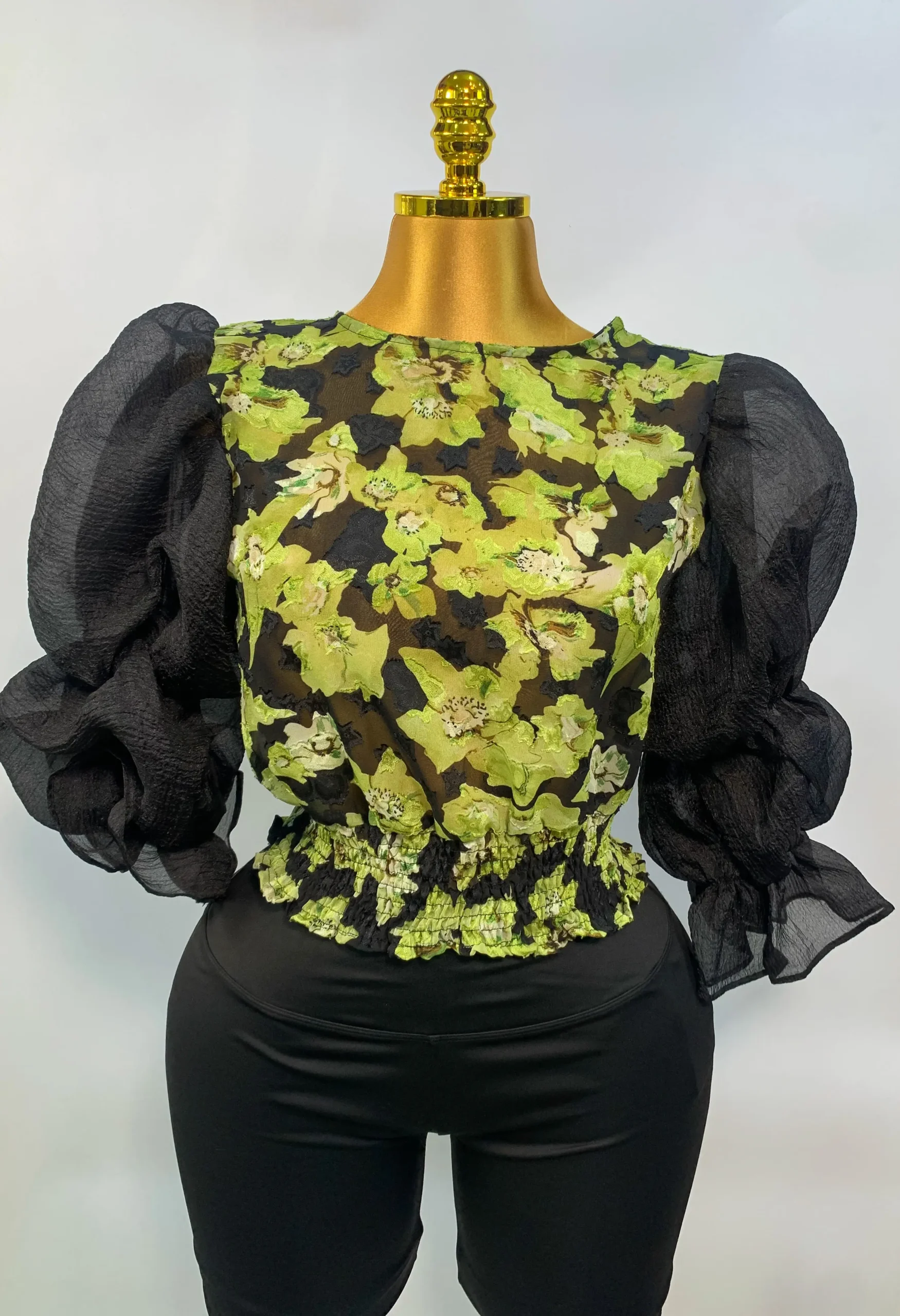 Stylish Chiffon Crop Top - Fyzy Collections